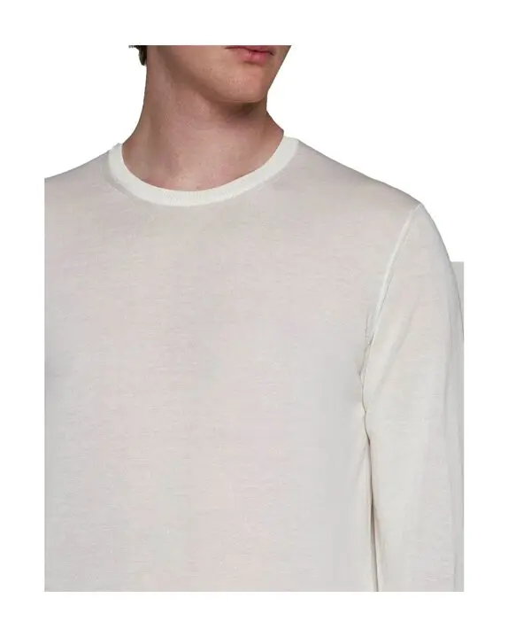ROBERTO COLLINA Long-sleeved Crew Neck Sweater