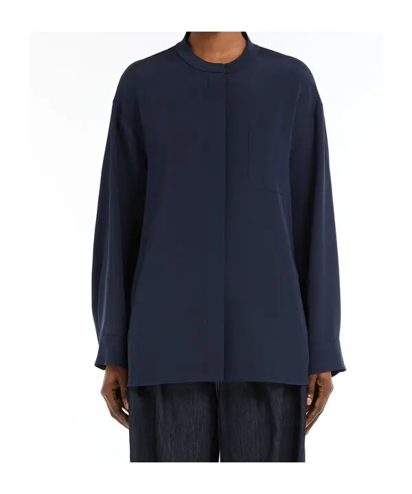 Max Mara Leticia Long Sleeve Shirt - Navy