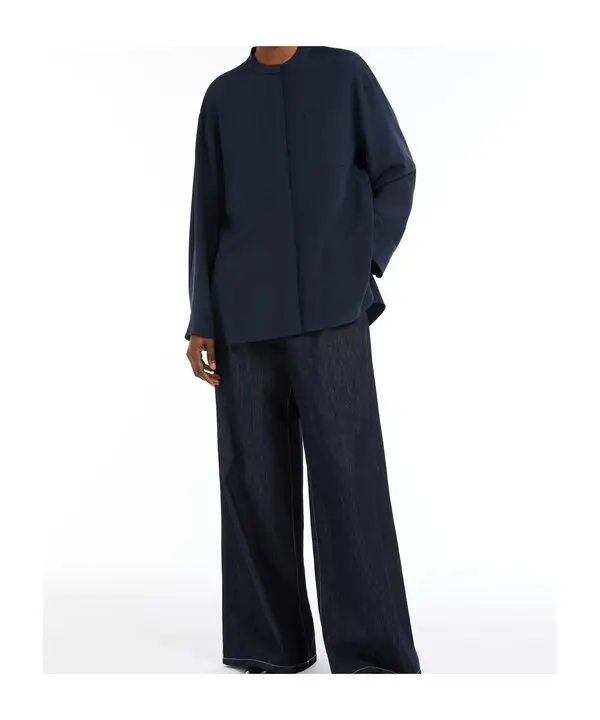 Max Mara Leticia Long Sleeve Shirt - Navy