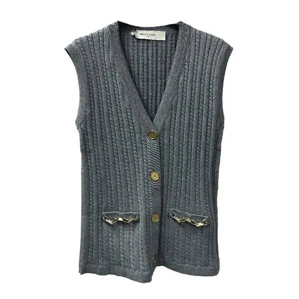 GOLDEN GOOSE V-neck Knitted Vest