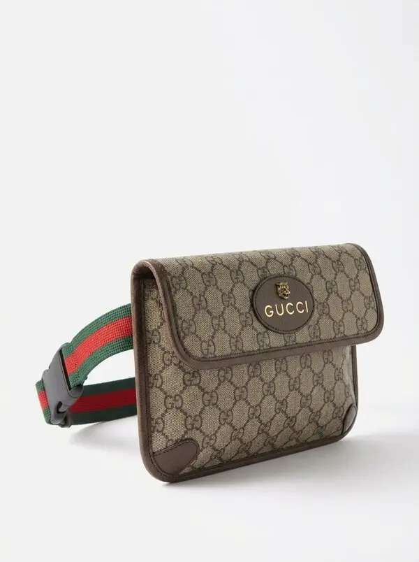 Gucci Neo Vintage Gg Supreme Belt Bag - Beige/ebony