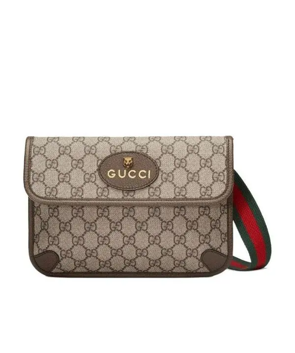 Gucci Gg Supreme Belt Bag - Beige/ebony