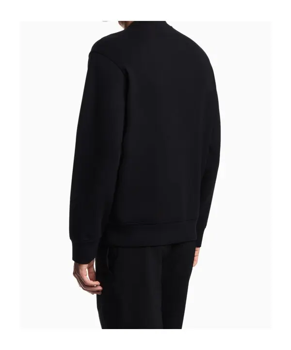 Emporio Armani Crewneck Sweatshirt With Logo Patch