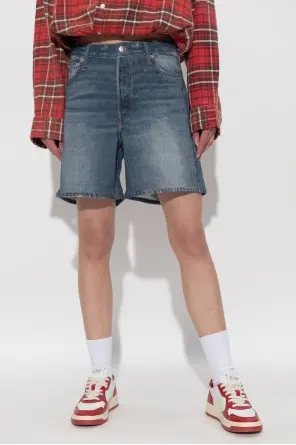 RAG  BONE Rag & Bone Miramar Kaia Printed Denim Shorts