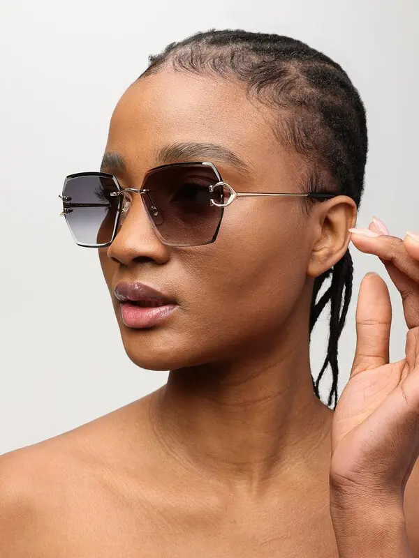 Cartier Square Frame Sunglasses - Gray