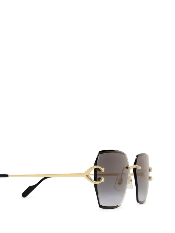 Cartier Square Frame Sunglasses - Gray