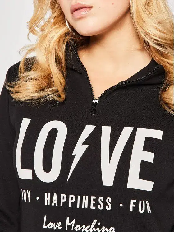 Moschino Detail Hooded Sweater