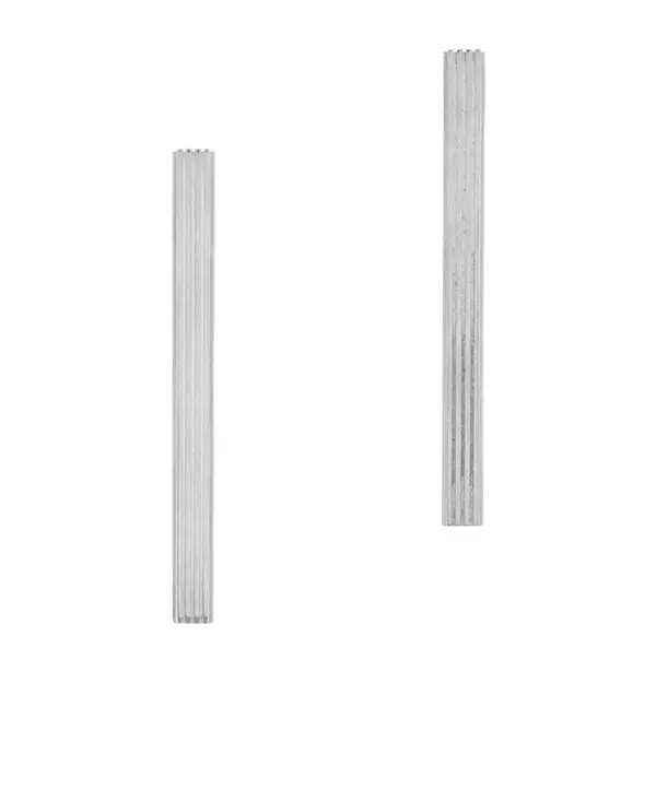 Khaite Empire Silver-plated Earrings - White