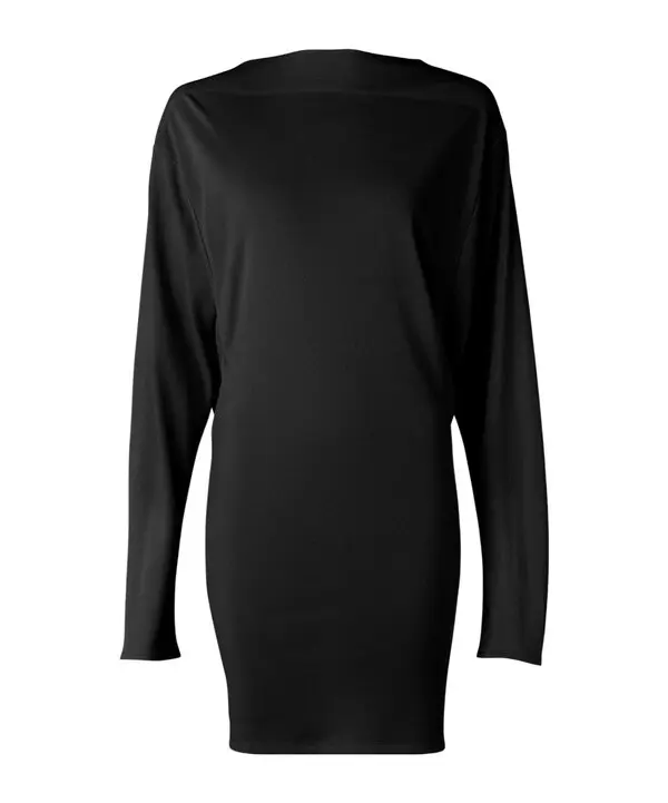 Jacquemus La Robe Mistral Draped Mini Dress - Black