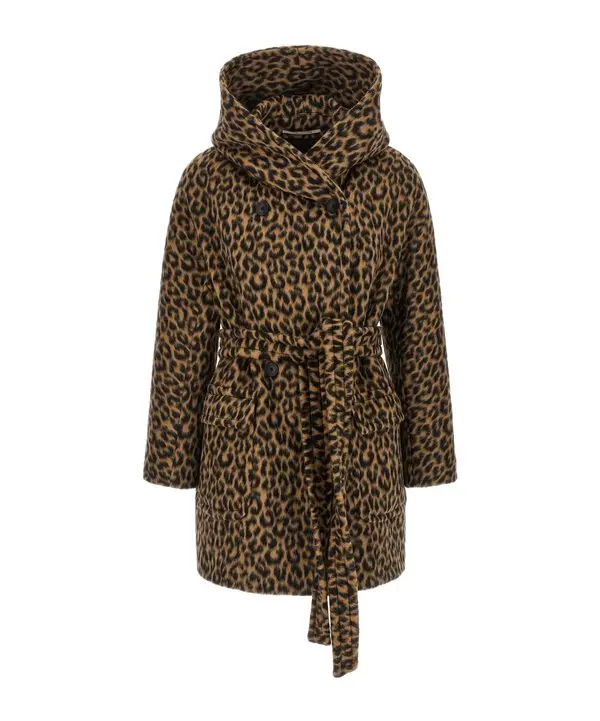 Tagliatore Leopard Print Jilly Coat - Multicolor