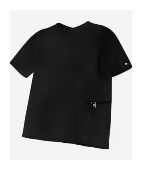 Herno Contrast-panel Drawstring Waist T-shirt