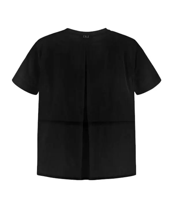 Herno Contrast-panel Drawstring Waist T-shirt