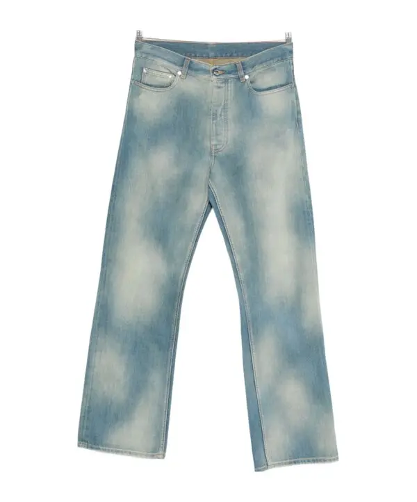 Off-White Diag Raw Patch 90s Skate Jeans - Gray