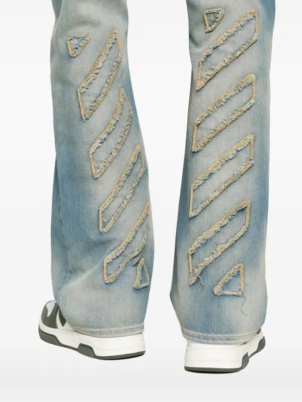 Off-White Diag Raw Patch 90s Skate Jeans