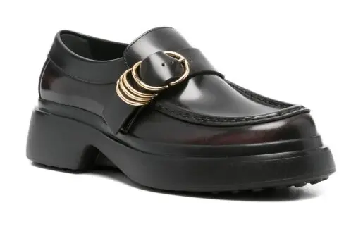 TOD'S Platform Loafers With Buckle Detail