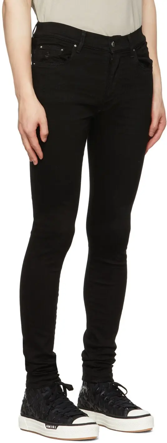 Amiri Stack Skinny Jeans With Retro Effect