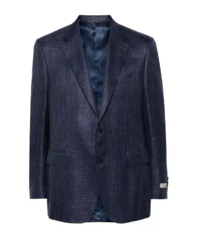 Canali Single-breasted Blazer - Black