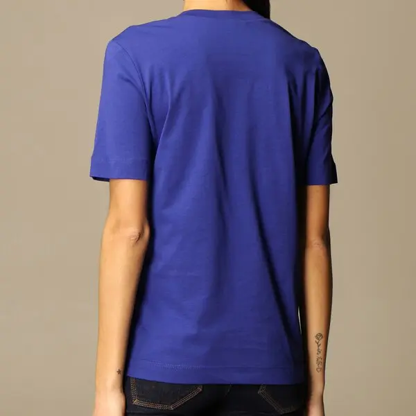 Moschino Detail Round Neck Short Sleeve T-shirt