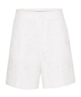 Valentino Garavani Wide-leg Bermuda Shorts - White