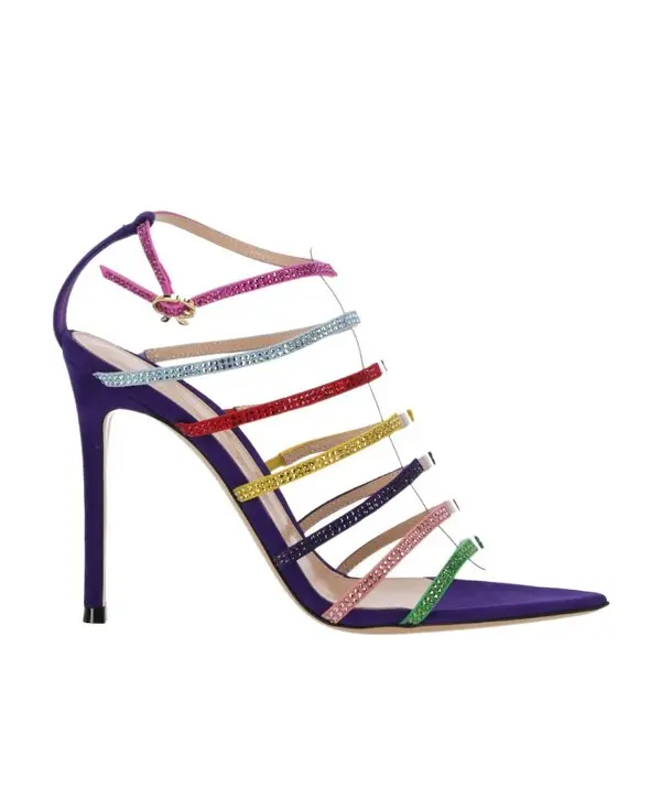 GIANVITO ROSSI Mirage Strappy Heeled Sandals - Nude