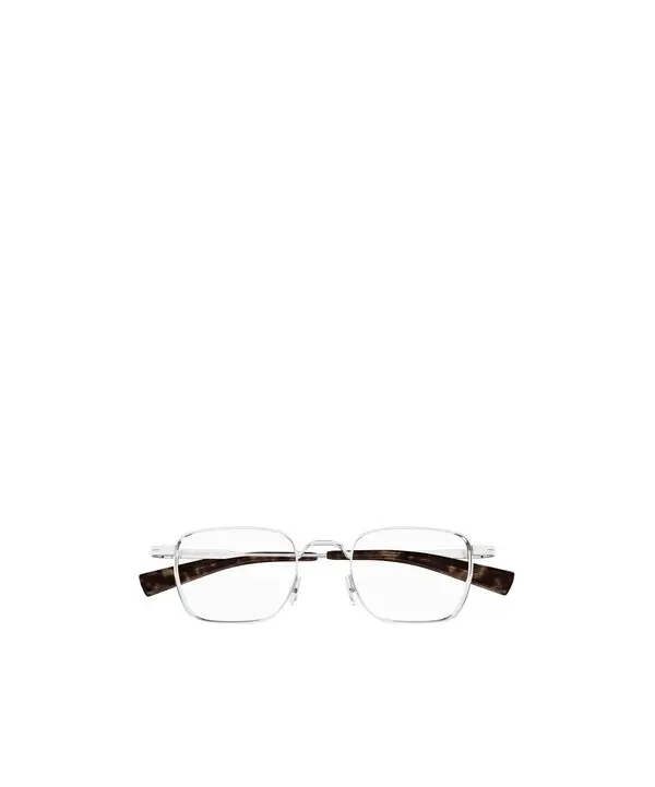 Saint Laurent Rectangle Frame Glasses - Silver