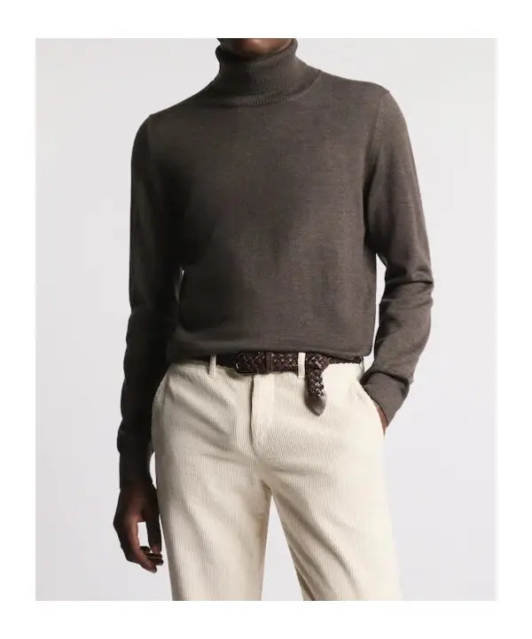 FAY Turtleneck Knitwear - Brown