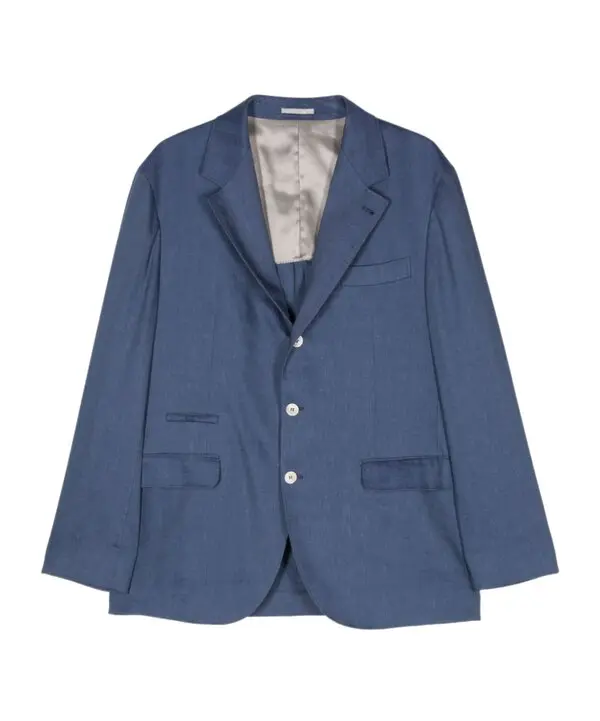 Brunello Cucinelli Single-breasted Blazer - Blue