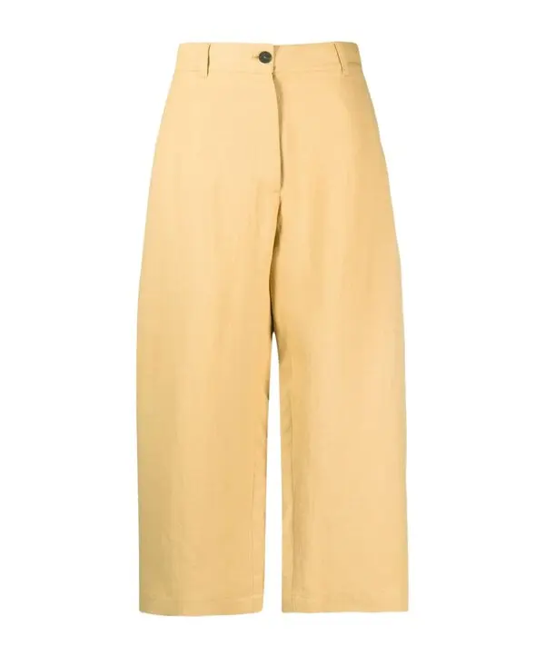 Studio Nicholson Twill Cotton Palazzo Pats - Nude