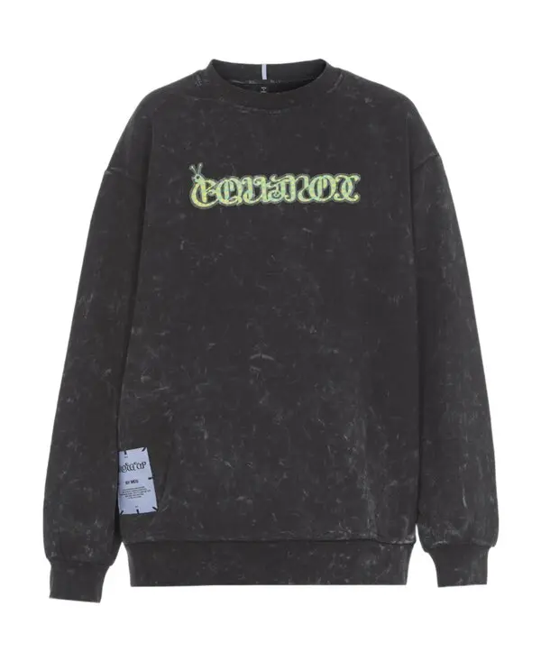 Alexander McQueen Tie-dyed Round Neck Sweater
