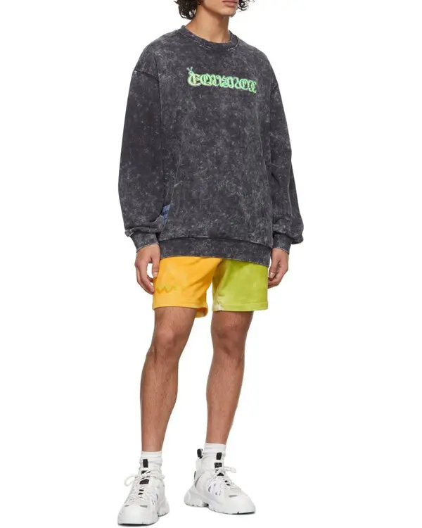 Alexander McQueen Tie-dyed Round Neck Sweater