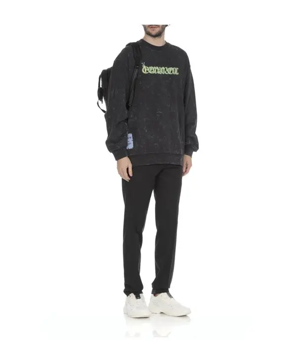 Alexander McQueen Tie-dyed Round Neck Sweater