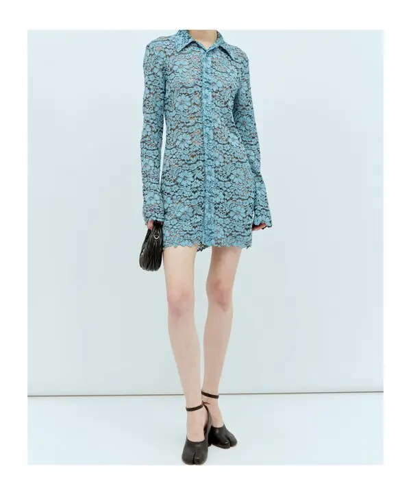 Eytys Long Sleeve Lace Dress