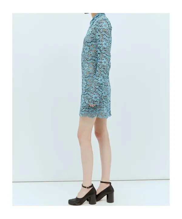 Eytys Long Sleeve Lace Dress