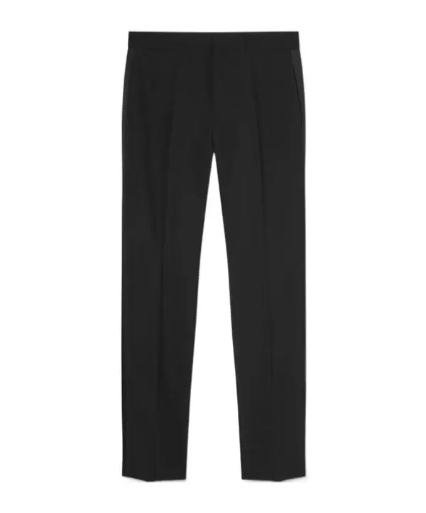 Versace Logo-appliqué Tapered-leg Chino Trousers