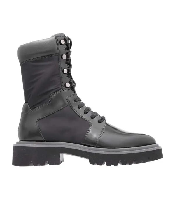 FERRAGAMO Round Toe Lace-up Boots