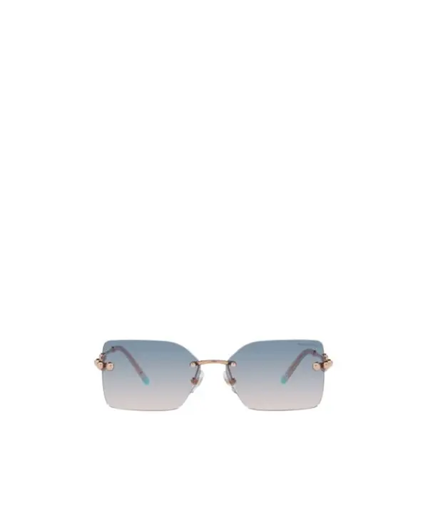TIFFANY  CO. Tiffany & Co. Logo Detail Rimless Sunglasses