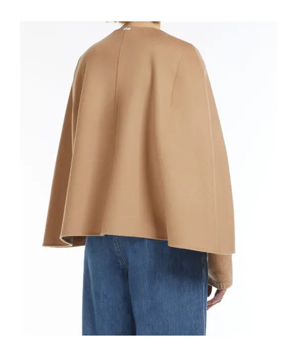 Max Mara Helene Crewneck Cape Jacket
