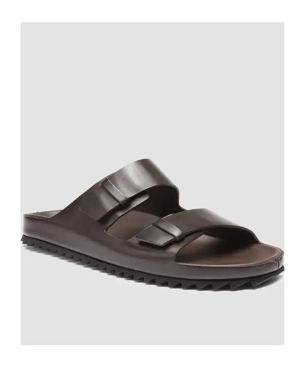 Officine Creative Round-headed Sandals With Double Loop Belt