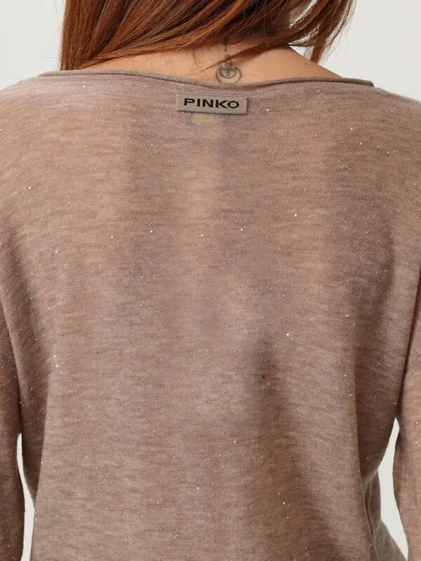 Pinko V-neck Long Sleeve Knitted Jumper
