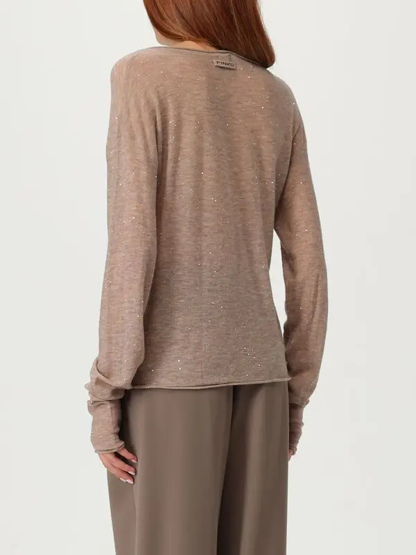 Pinko V-neck Long Sleeve Knitted Jumper