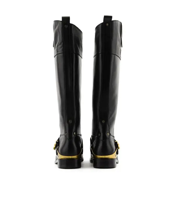 GOLDEN GOOSE Charlie Buckled Knee-high Boots - Black