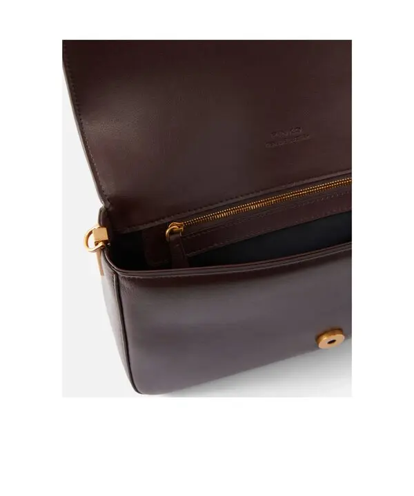 Pinko Love One Slouchy Medium Handbag - Brown