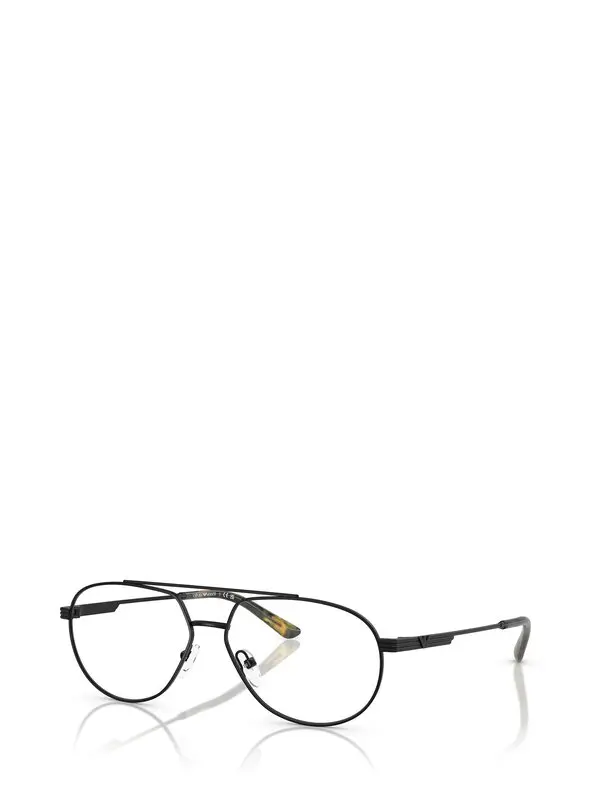 Emporio Armani Aviator Full Rim Eyeglasses - Black
