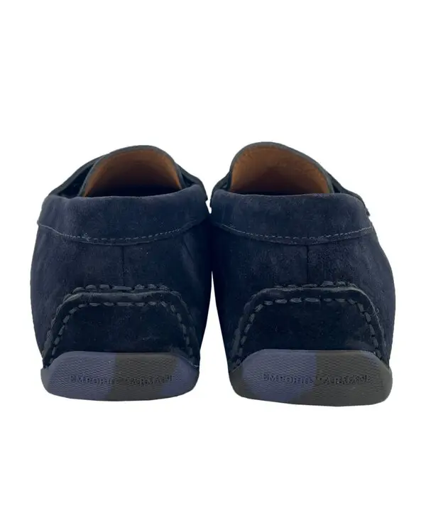 Emporio Armani Suede Loafers With Eagle Detail