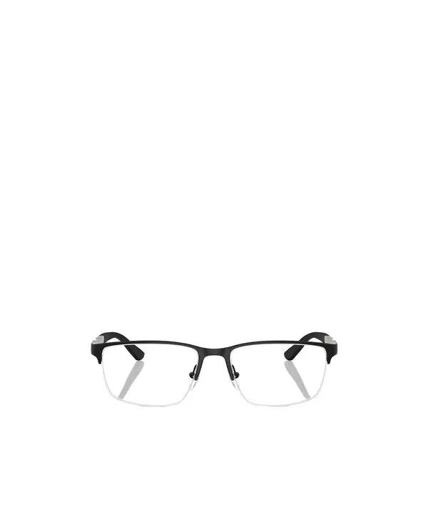 Emporio Armani Rectangular Frame Glasses - Black