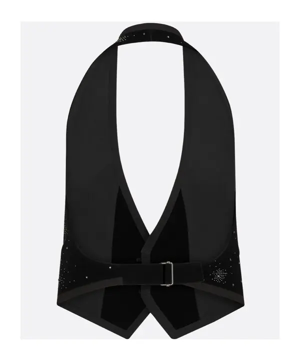 Dior Embellished V-neck Sleeveless Vest