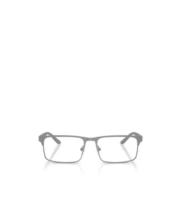 Emporio Armani Rectangular Full Rim Eyeglasses - Gray