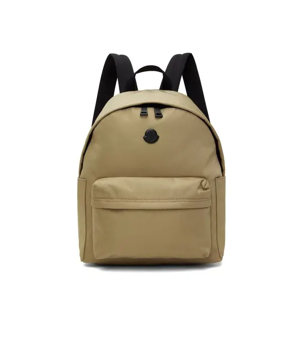 Moncler Logo Detailed Backpack - Brown