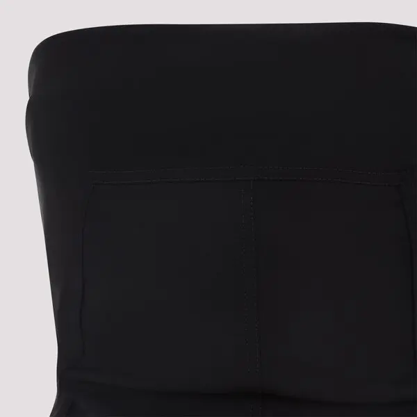 Rick Owens Strapless Paneled Bustier Top - Black