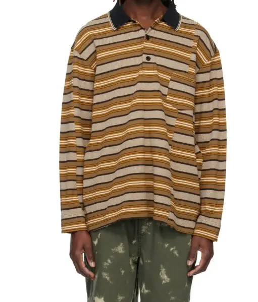 Isabel Marant Étoile Plastron Striped Polo Shirt